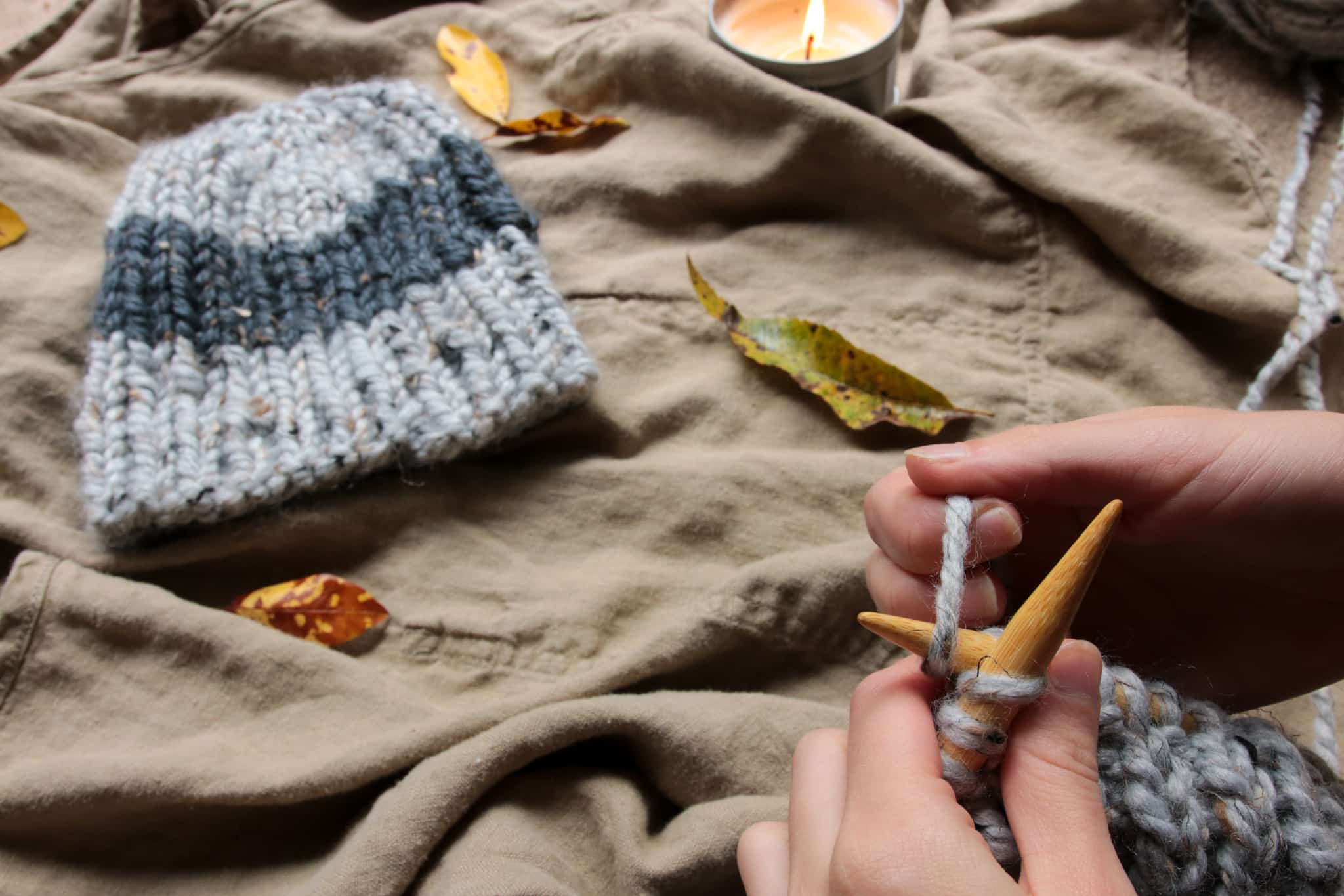 Fisherman's Beanie | Beginner Knitting Pattern - Through the Wildwood