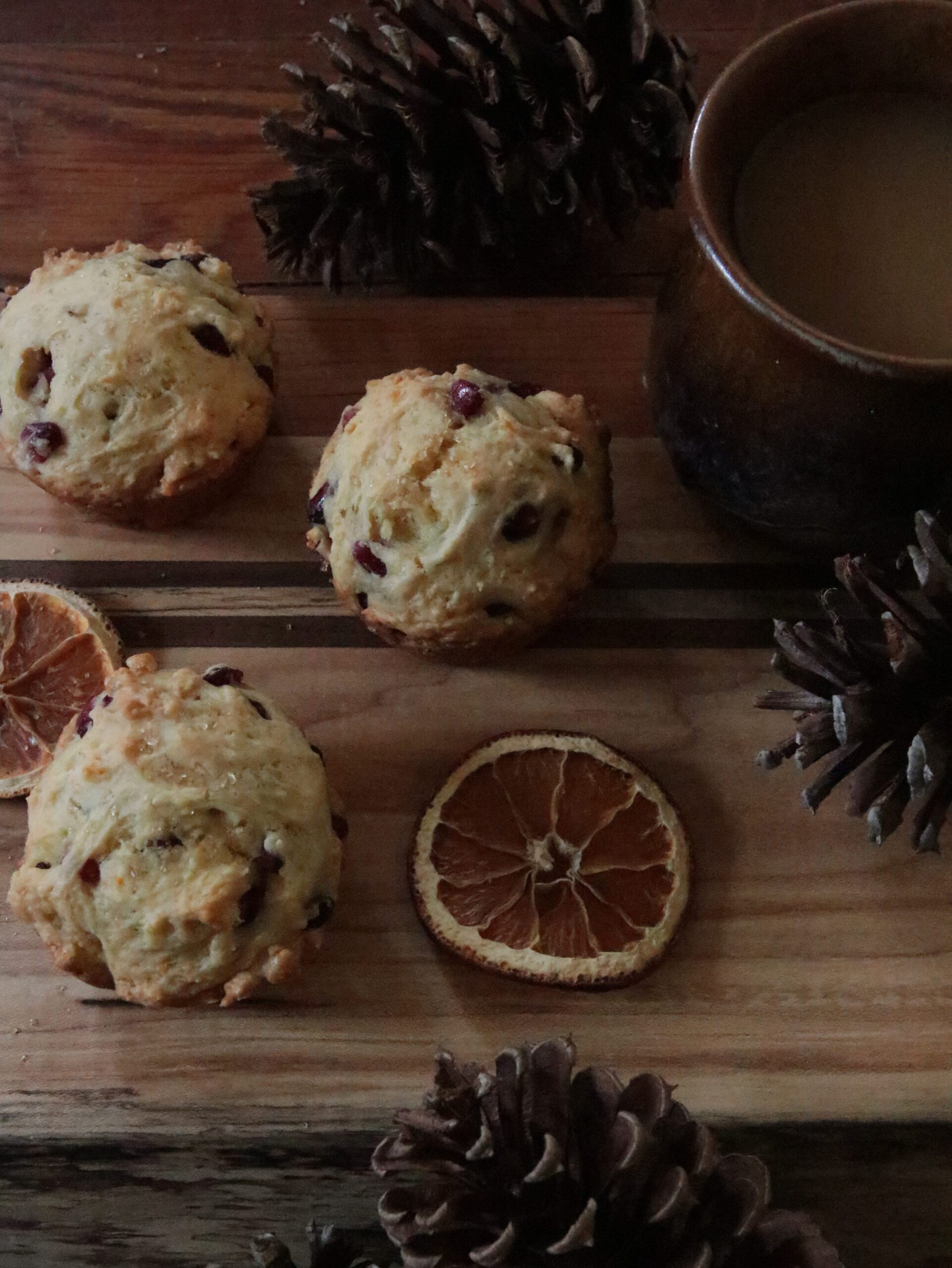 Wintertide Muffins: Orange and Pomegranate - Through the Wildwood