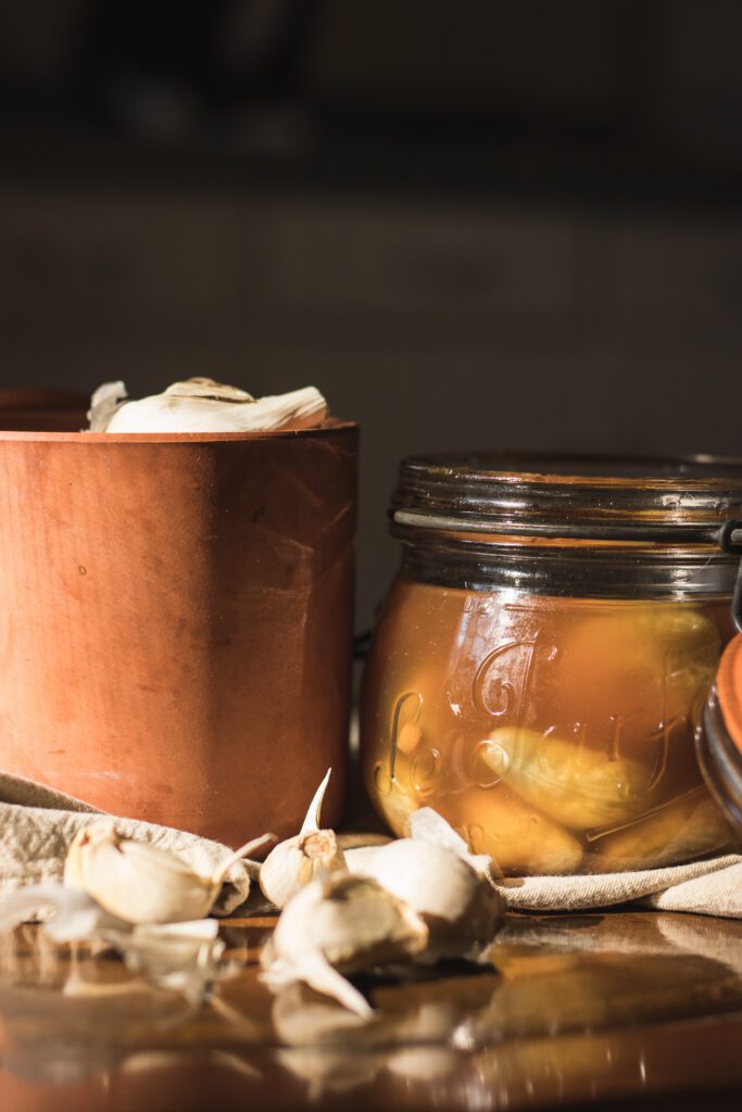 How to Make Fermented Garlic - Through the Wildwood