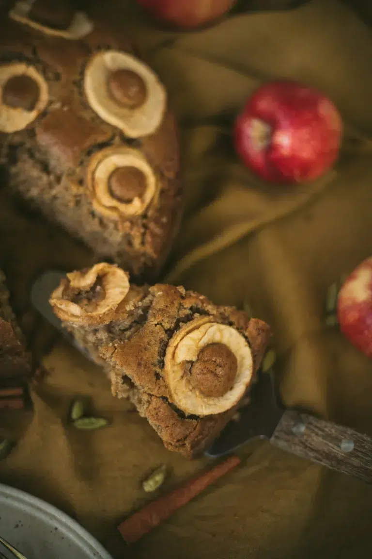 Gamma's Dutch Apple Cake with Vanilla and Cardamom - Through the Wildwood
